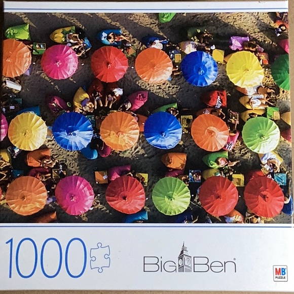 Milton Bradley | Games | 00 Piece Big Ben Colorful Umbrellas In Bali ...